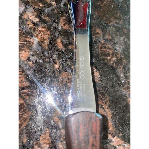 Cutco | Kitchen | Vintage Cutco No 726 Carving Fork Swirl Brown Handle ...